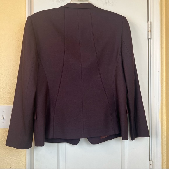 Hugo Boss | Jackets & Coats | Boss Hugo Boss Burgundy Blazer Size 4 ...